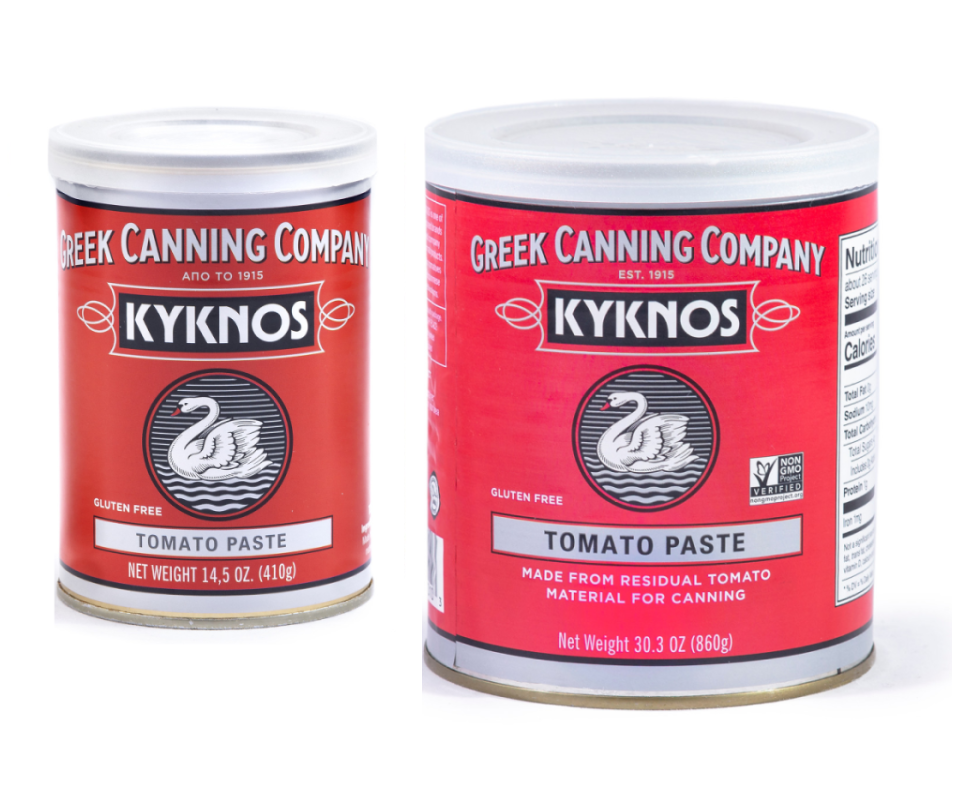 KYKNOS TOMATO PASTE 410g/860g – GOGREEK