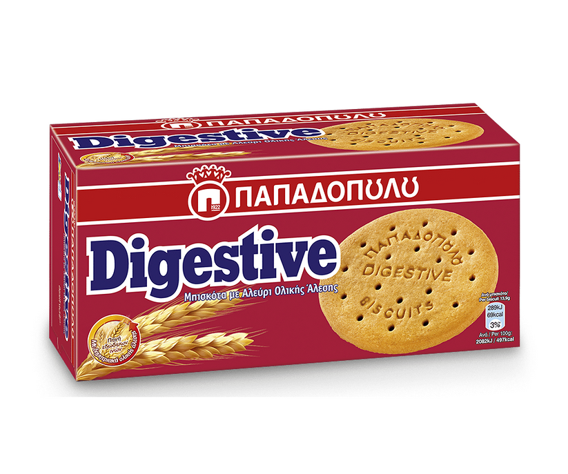PAPADOPOULOU DIGESTIVE COOKIES 250g – GREEK CART